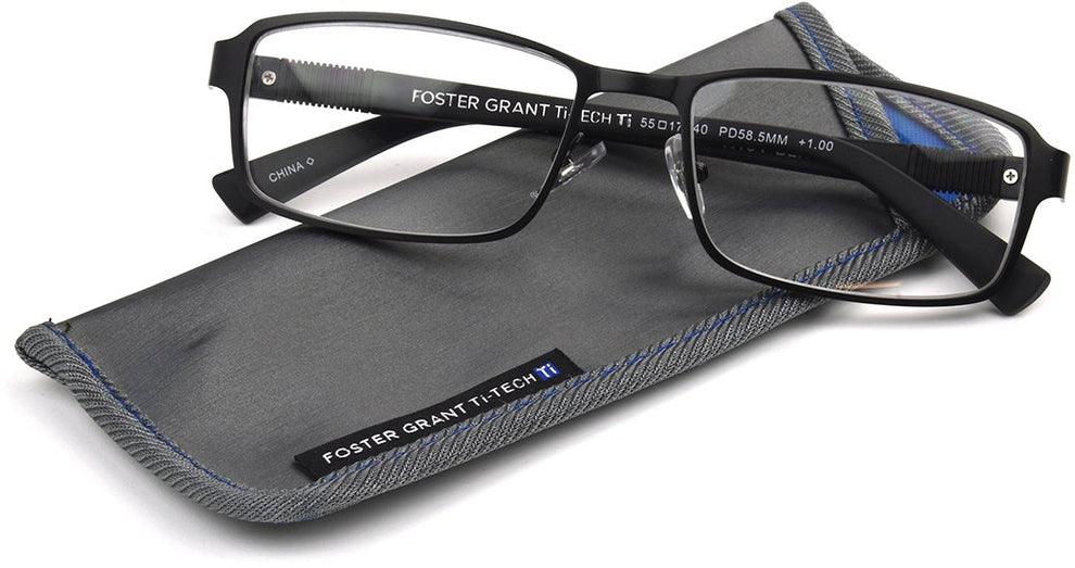 Ti-Tech Gunmetal - - Fully Magnified - Gunmetal | Foster Grant